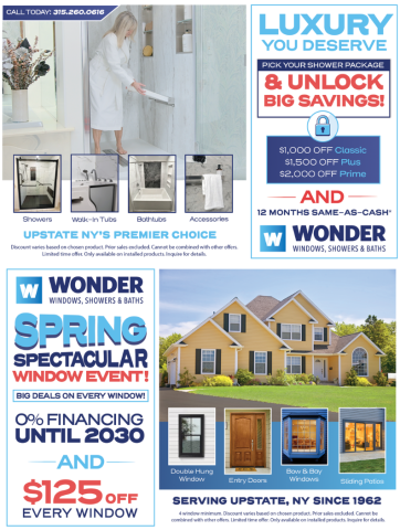 Wonder Windows Showers and Baths