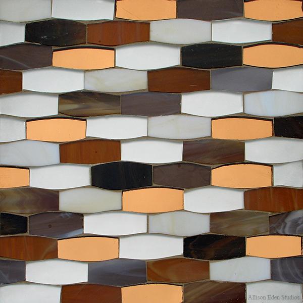 Glass Mosaic Lozenges | Concept II Tile Store