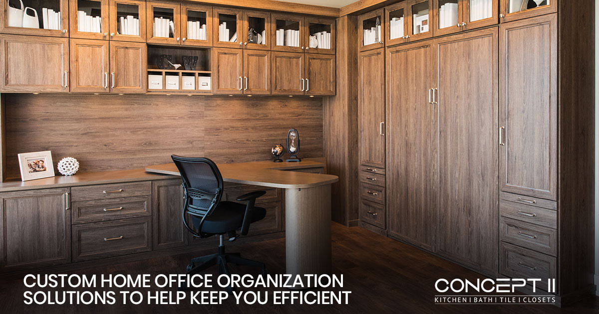 Custom Home Office Organization Solutions to Help Keep You Efficient