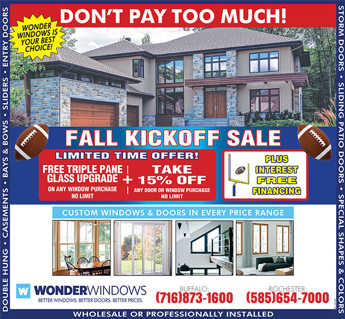 Wonder Windows™ | Replacement Windows & Doors Rochester & Buffalo NY
