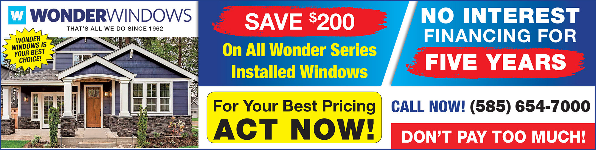 Window & Door Coupons in Rochester NY | Wonder Windows