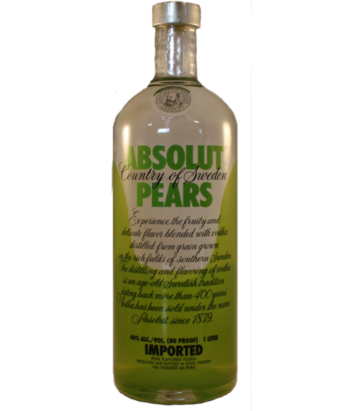 Absolut Pears Vodka 1L | Lisa's Liquor Barn