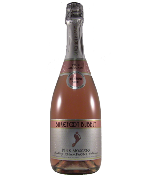 Barefoot Bubbly Pink Moscato 750ml NV | Lisa's Liquor Barn