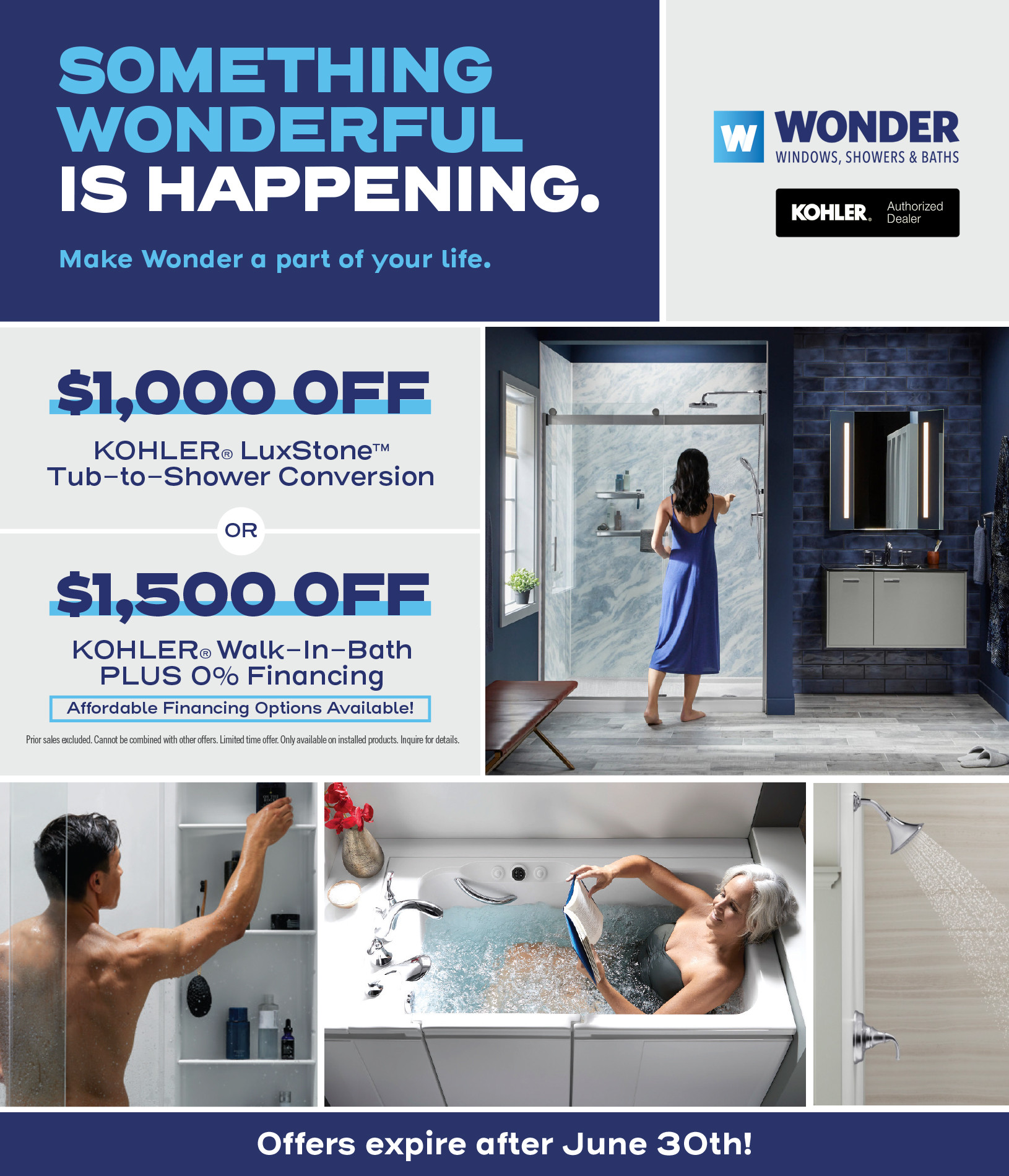 Specials | Wonder Showers & Baths