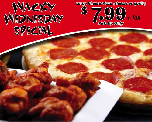 Wacky Wednesday | Sardo's Pizza And Fish Fry