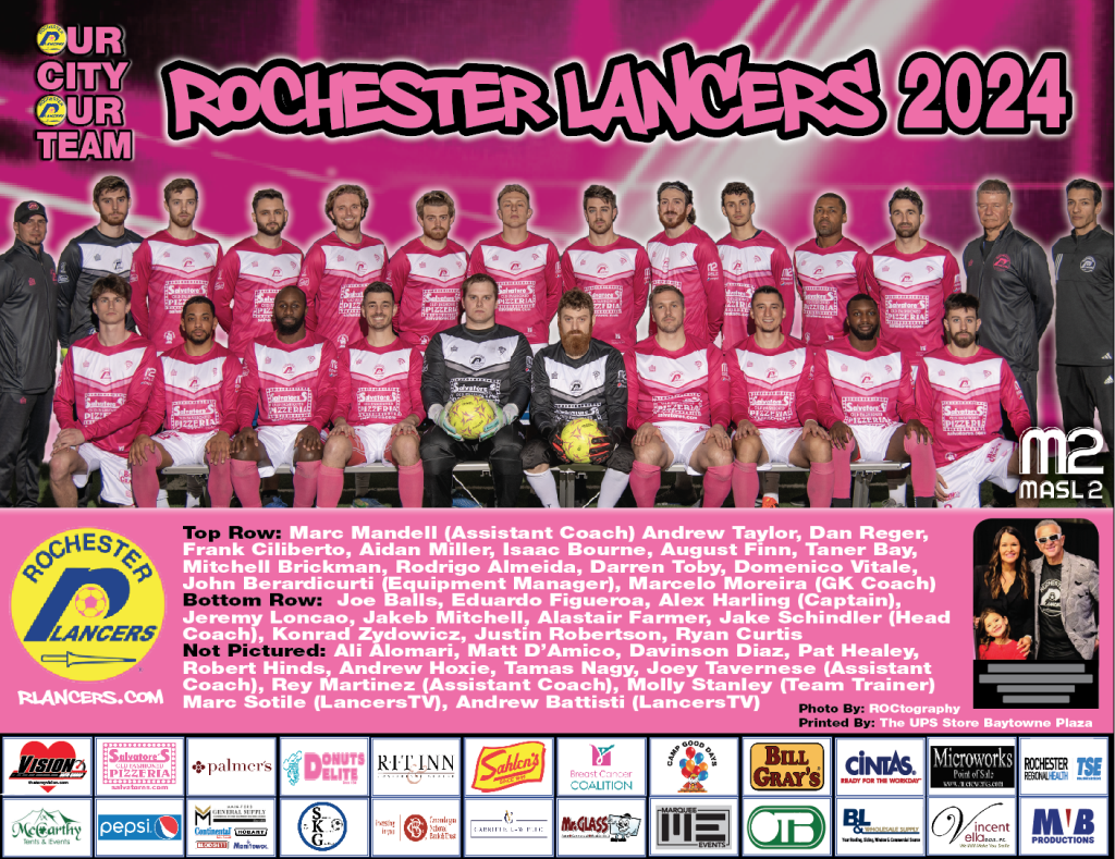 Lady Lancers and Rochester Lancers Soccer Teams, Rochester NY