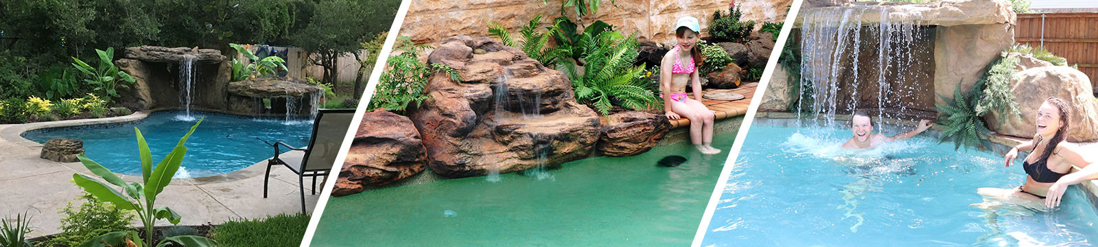Swimming Pool Products | Waterfalls & Rocks | Universal Rocks