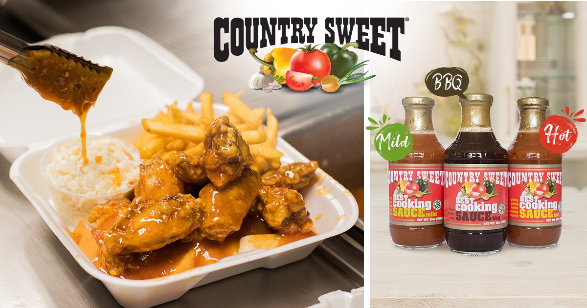 Country Sweet Cooking Sauce | BBQ, Hot & Mild Sauce