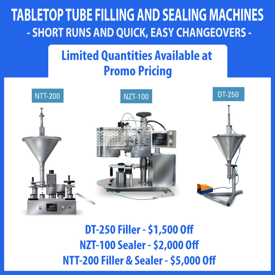 Tube Filling & Sealing Machinery and Change Parts | The Whole Package
